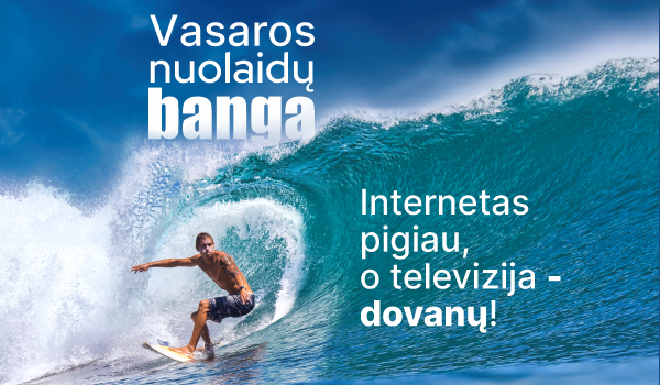 „Splius“ vasaros banga: internetas pigiau, o televizija kaip dovana ...